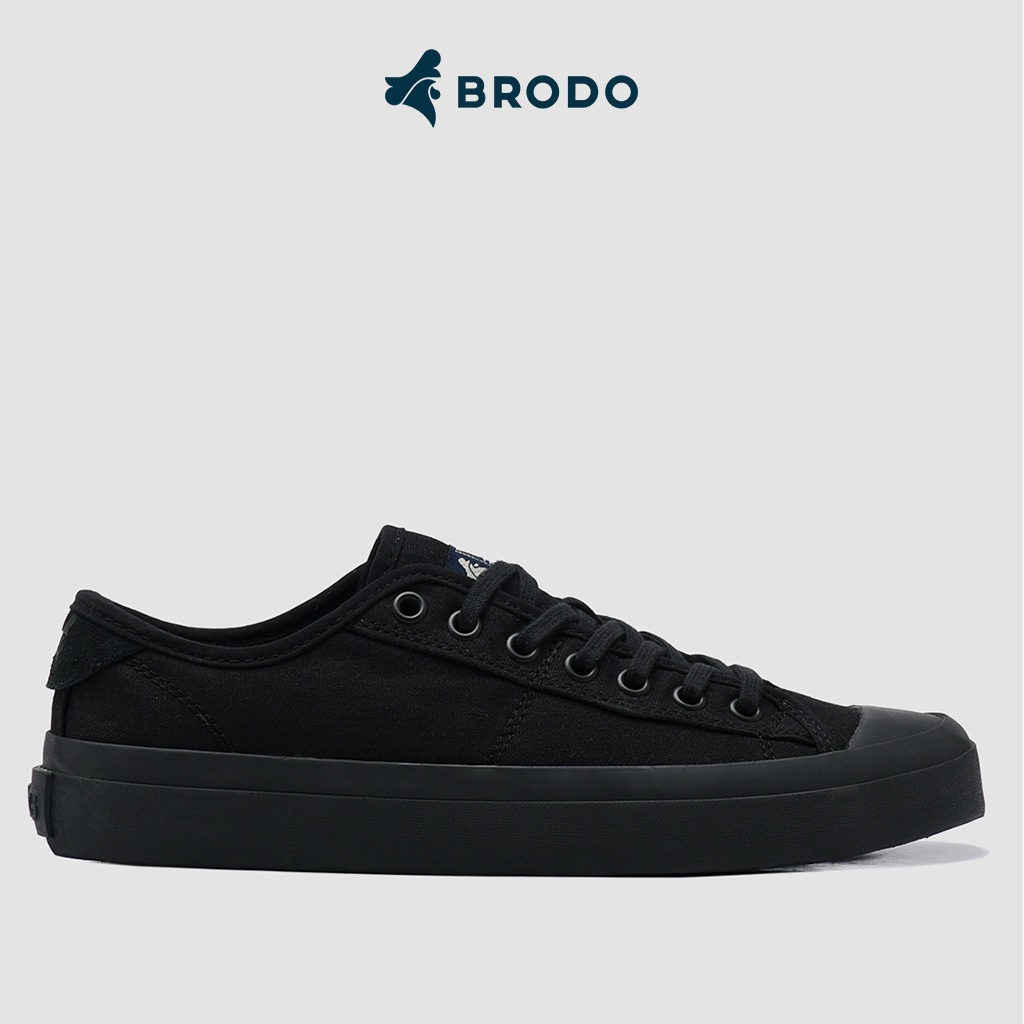 Jual BRODO - Sneakers Vantage V2 Low Full Black | Shopee Indonesia