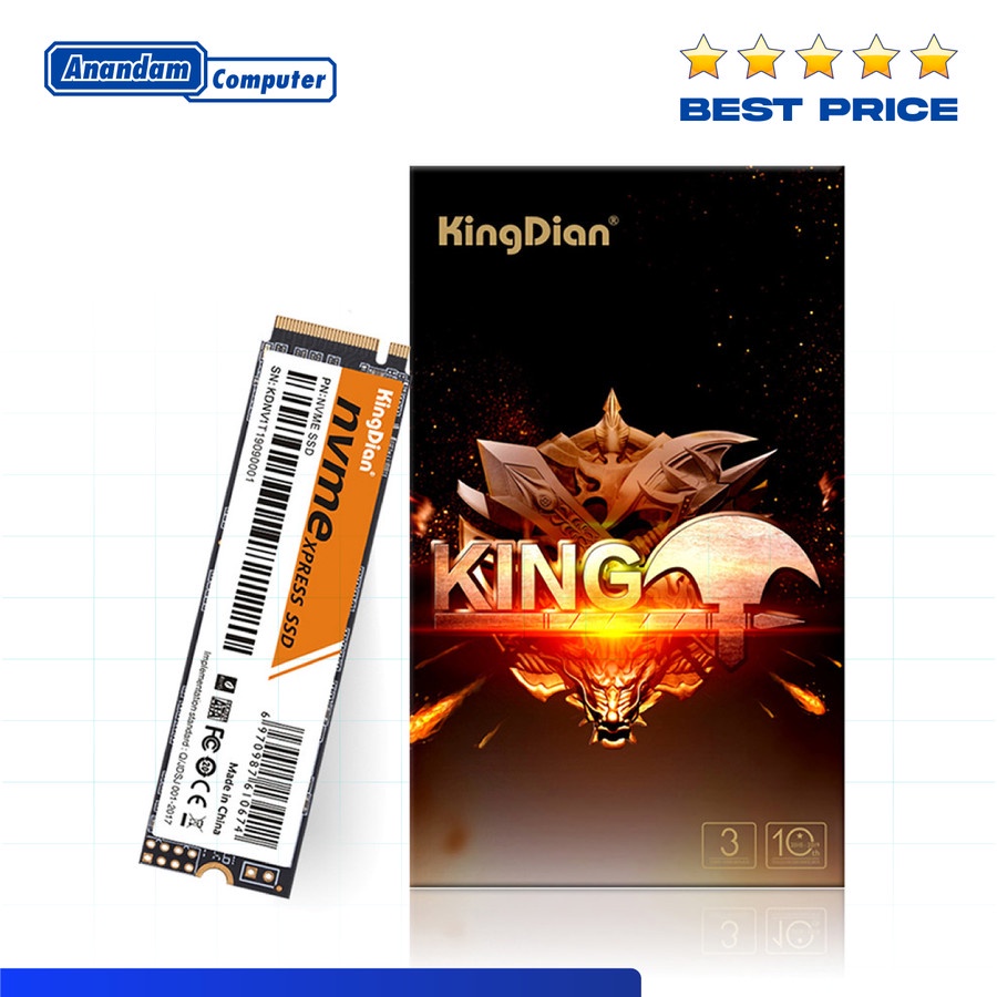 Jual KingDian SSD 512GB M.2 NVMe 2280 PCIe Gen 3 512 GB | Shopee Indonesia