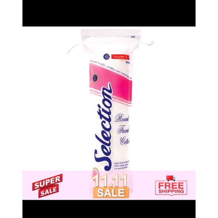 Jual TERMURAH KAPAS SELECTION WAJAH BULAT ROUND COTTON / SELECTION ...