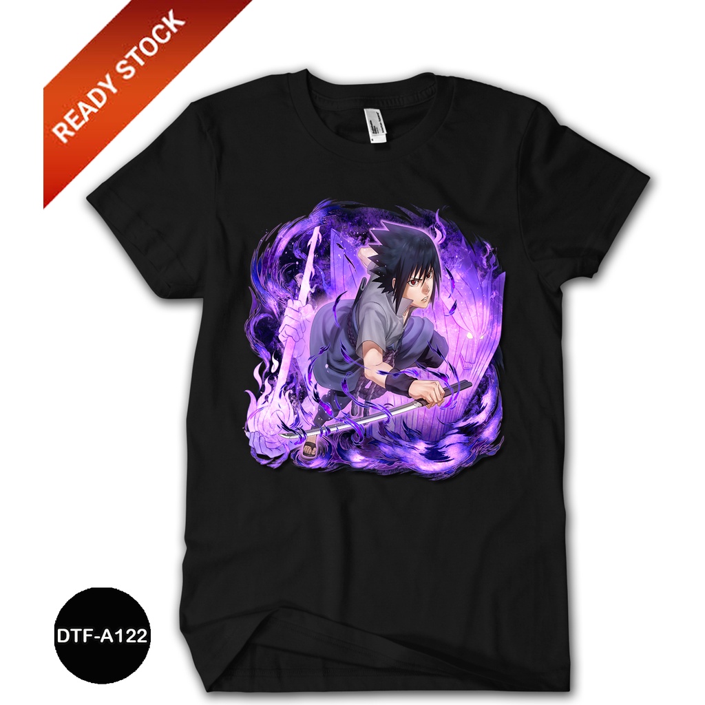 Jual Baju Sasuke Uchiha Naruto Baju Anak Katun Combet 24s Premium #DTF ...