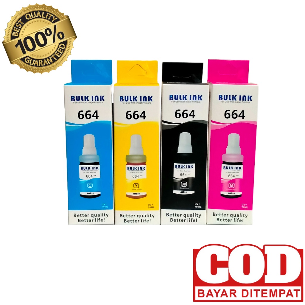 Jual TINTA BULK INK PRINTER EPSON BULK INK 644 SERI L100 / L110 / L120 ...