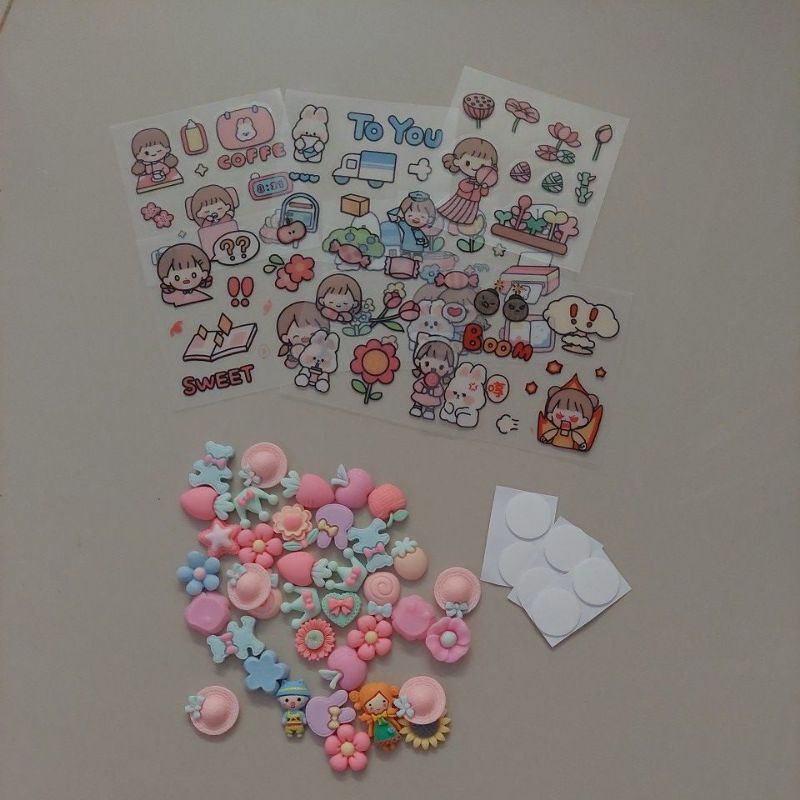 Jual Sticker Stiker 2D 3D 3D 2D timbul untuk botol minum pastel ...