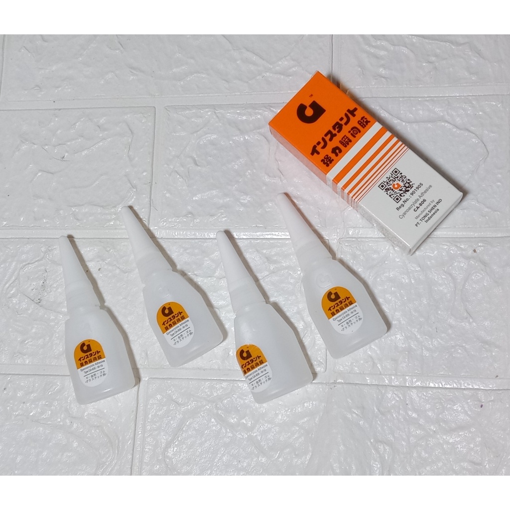 Jual lem cina/lem setan perekat super glue cair | Shopee Indonesia