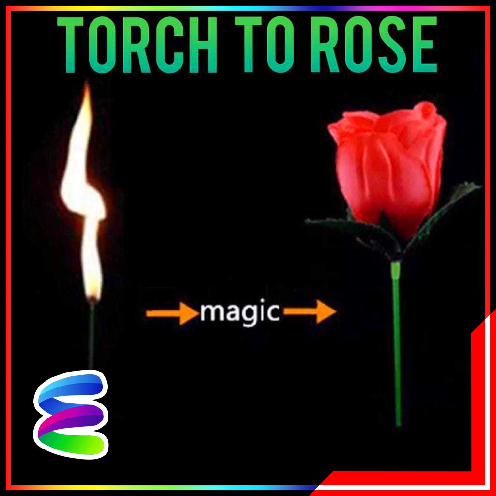 Jual Alat Sulap Bunga Mawar Torch To Rose - Alat Trik Sulap Api Jadi ...