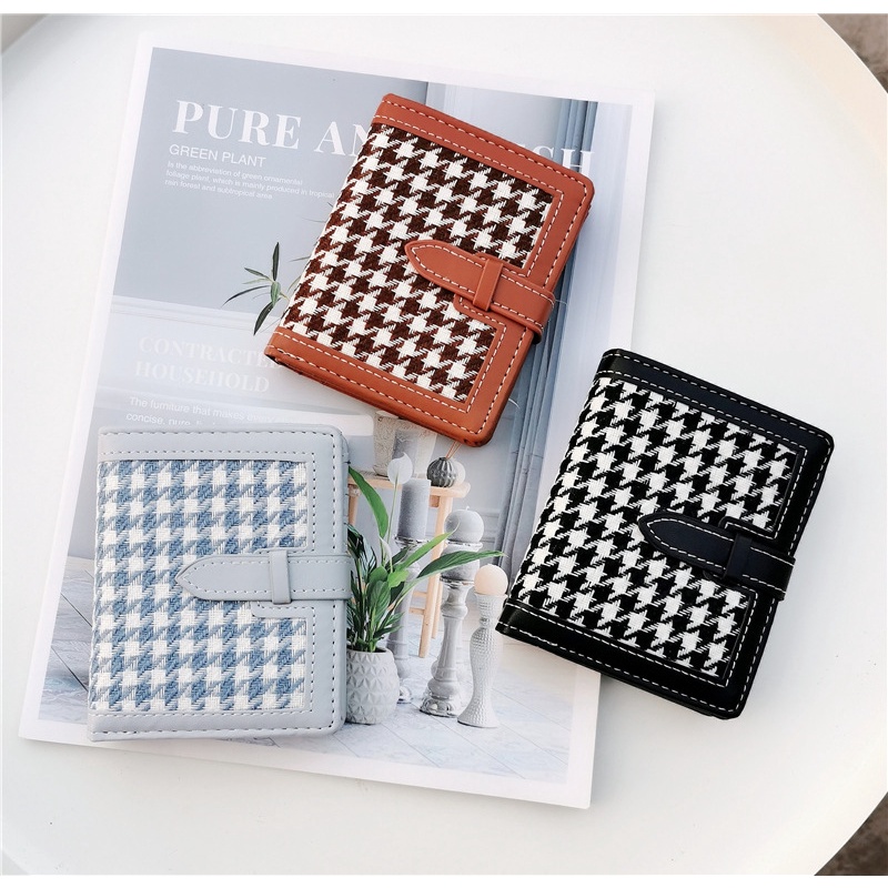 Jual Hathin muii Fenty Wallet - Dompet Pendek Wanita Houndstooth ...
