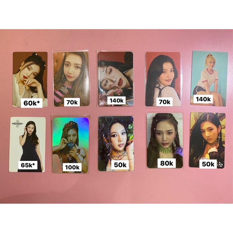Jual RED VELVET PHOTOCARD IRENE SEULGI WENDY JOY YERI QUEENDOM BENE ...