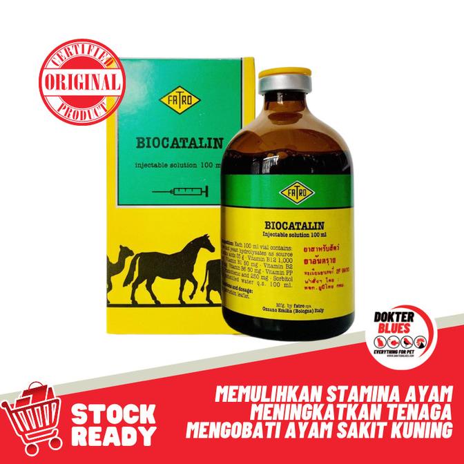 Jual Biocatalin 100Ml Vitamin Suplemen Ayam Tarung Burung Sehat ...