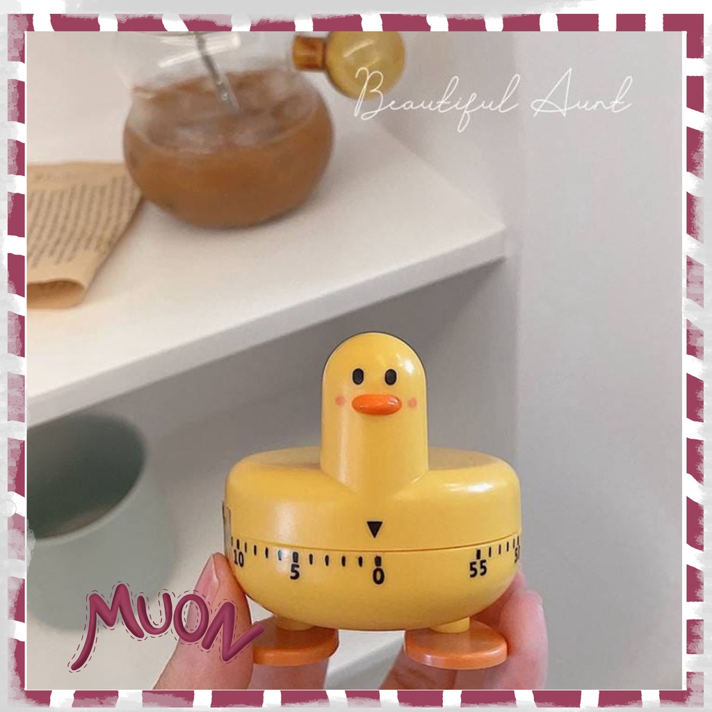 Jual Timer Duck Bebek Mechanical Kitchen Baking Dapur Stopwatch Lucu ...