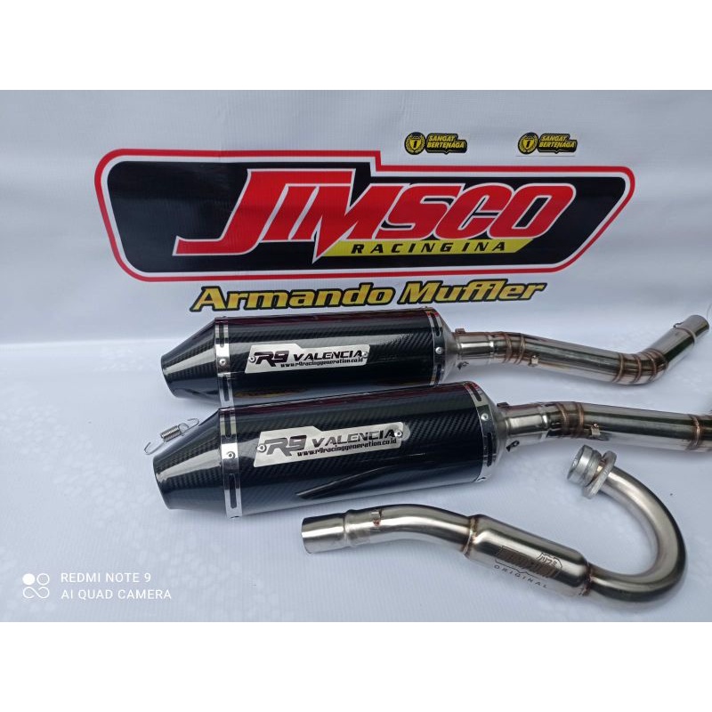 Jual Knalpot Racing R9 Valencia KLX D-Tracker150 KLX BF L S CRF 150 Wr ...
