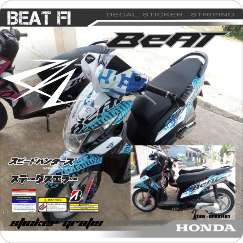 Jual DECAL STICKER HONDA BEAT FI 2012 2013 2014 2015 Full Body CUSTOM ...