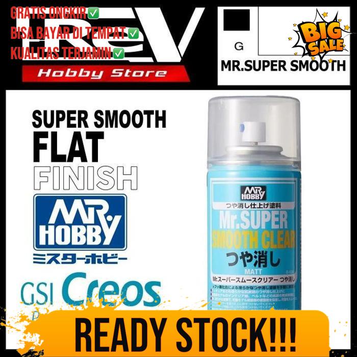 Jual Mr Super Smooth Flat Spray Top Coat Mr Color Cat Gundam Airbrush ...