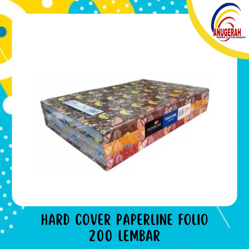 Jual HARD COVER PAPERLINE FOLIO 200 LEMBAR (PCS) | Shopee Indonesia