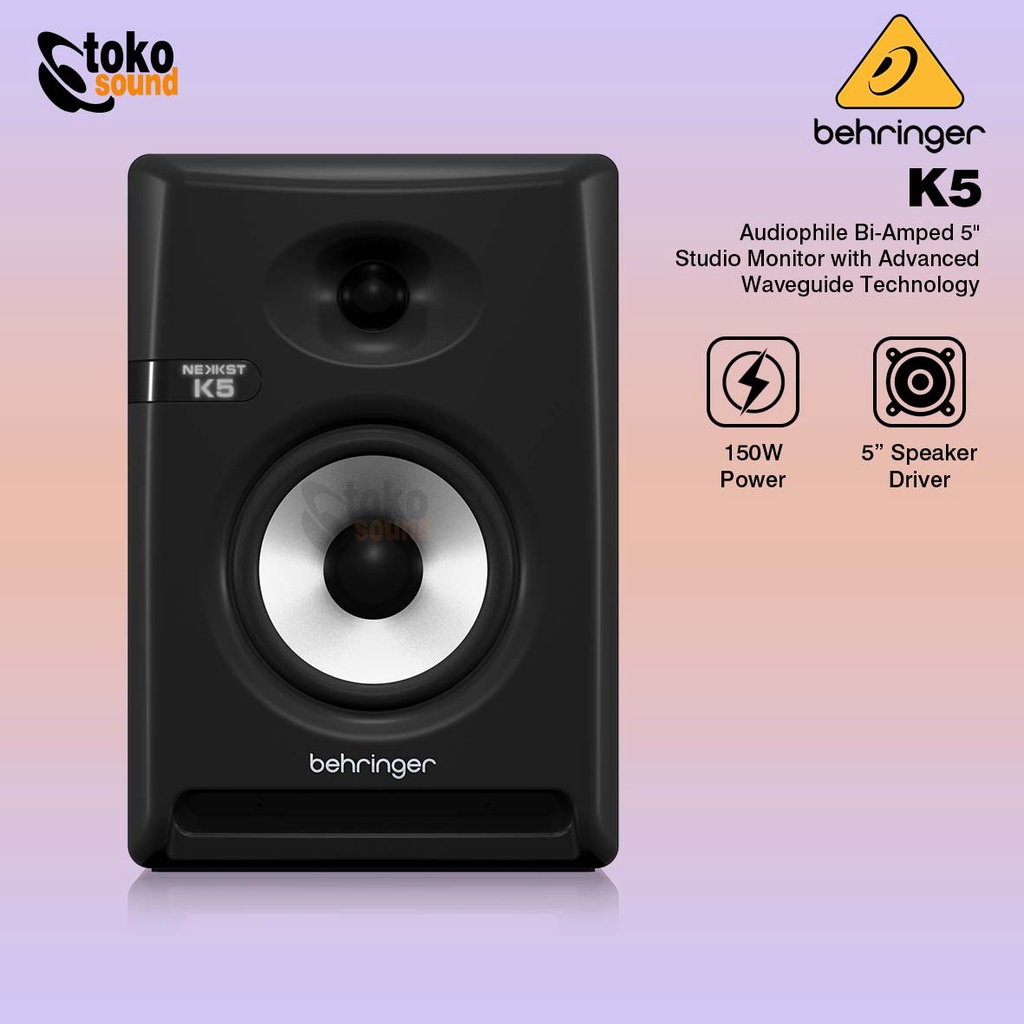 Jual Behringer K5 Nekkst 5 inch Powered Speaker Studio Monitor | Shopee ...