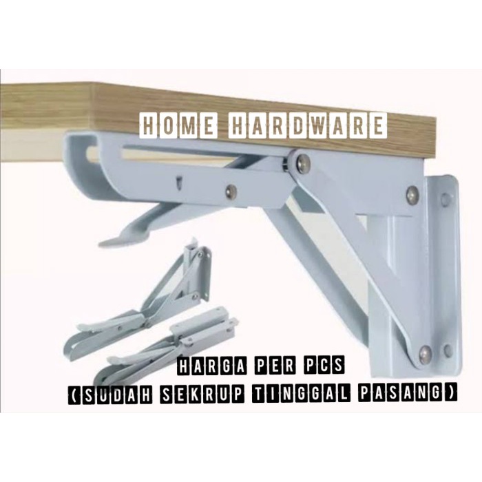 Jual Siku rak lipat folded shelves utk meja lipat Kuat Kokoh warna ...