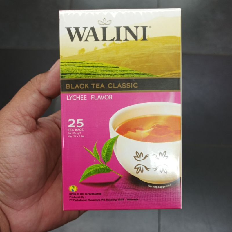 Jual Teh Walini Rasa Leci Walini Teh Celup Rasa Leci 25's | Shopee ...