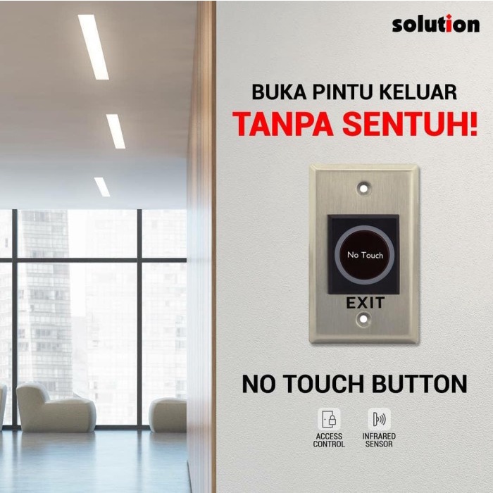 Jual Exit Button Touchless + Pembuka Lock Door Tanpa Sentuh | Shopee ...