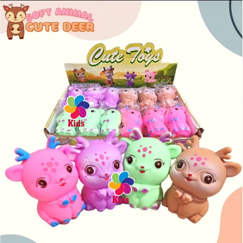 Jual Mainan Anak Squishy Super Soft Rusa / Anti Stress slime | Shopee ...