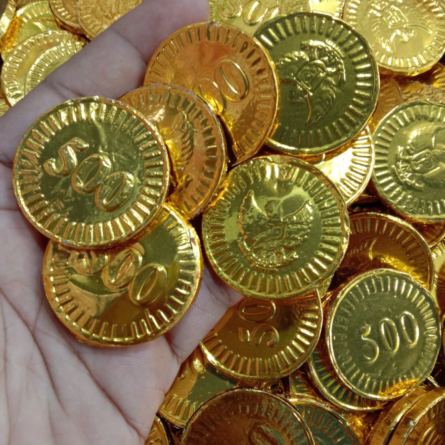 Jual Permen cokelat pusan koin emas, coklat dollar 100gr | Shopee Indonesia Jual Permen cokelat pusan koin emas, coklat dollar 100gr | Shopee Indonesia