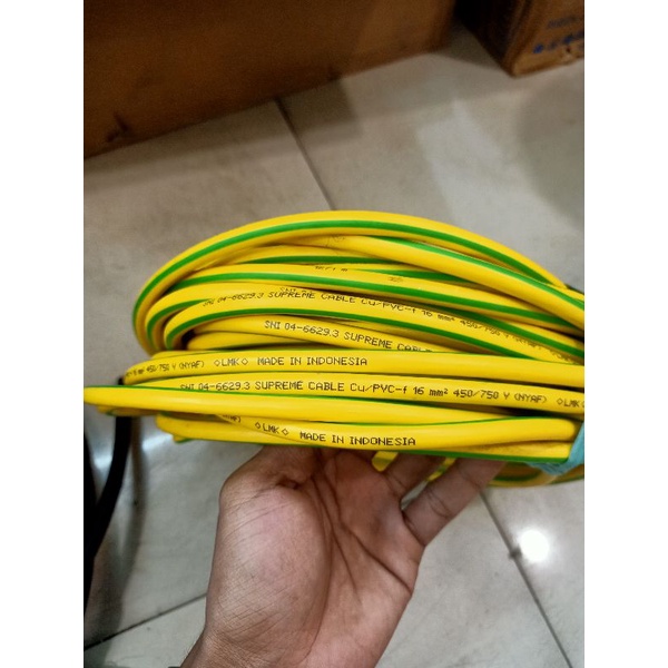 Jual kabel nyaf 16mm supreme kabel listrik serabut per meter | Shopee Indonesia