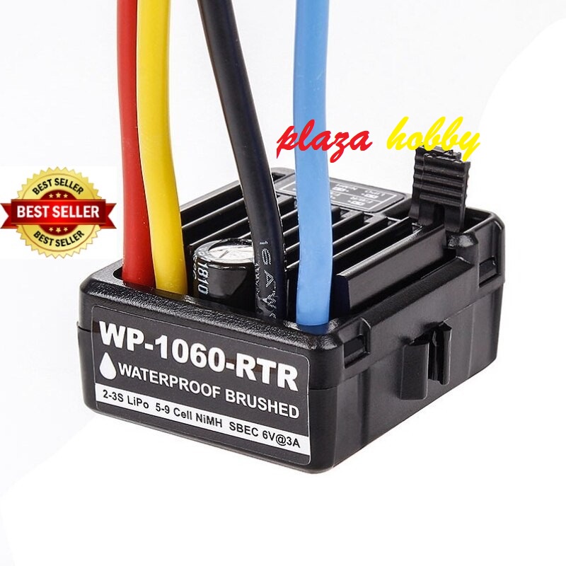 Jual HOBBYWING 1060 ESC brushed waterproof WP-1060-RTR dean T tanpa ...