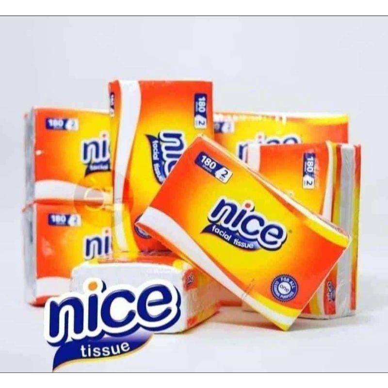 Jual Promo Tisu Nice Tissue NIce 180 sheet 2Ply - Tissue wajah / daily ...