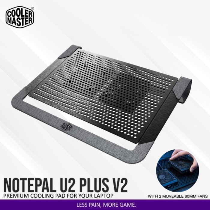 Jual Cooler Master Notepal U2 Plus V2 Aluminium Cooling Pad | Shopee Indonesia
