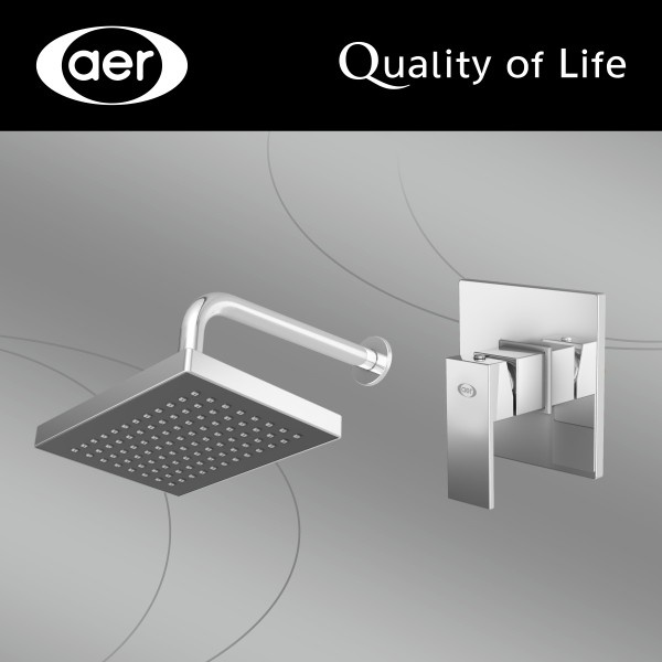 Jual AER Bundling Kran Tanam Shower Panas Dingin SSV 01 + Wall Shower WS-11 | Shopee Indonesia