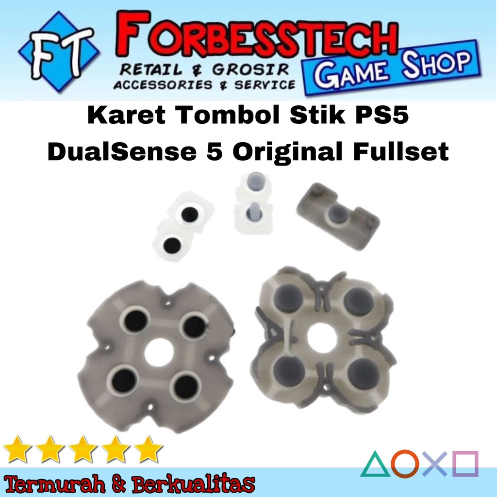 Jual Karet Tombol Stik Stick PS5 DualSense 5 Original Fullset | Shopee ...