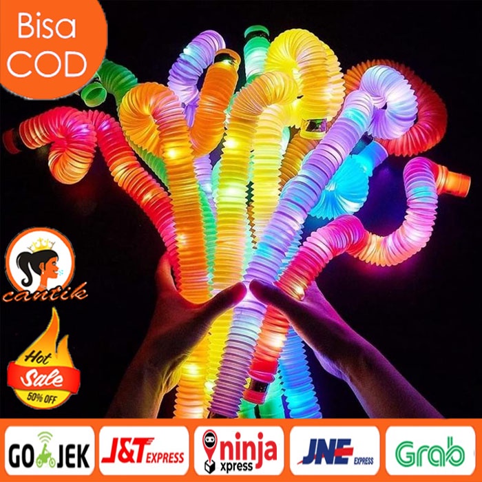 Jual HC Mainan Viral CEV Light Up Pop Tubes Pop Pipes Mainan Lampu ...