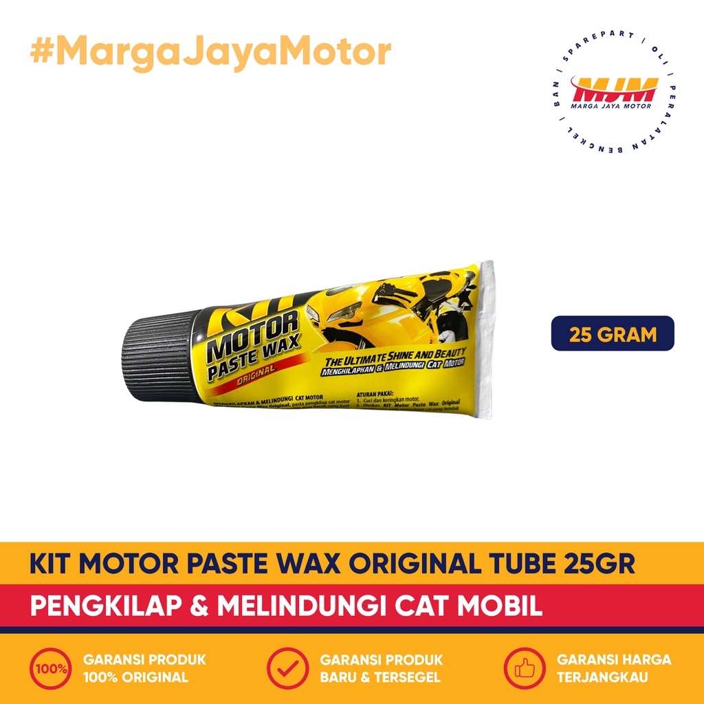 Jual Kit Motor Paste Wax Original Tube 25gr Pengkilap Motor Kit ...