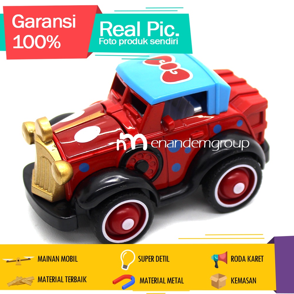 Jual Diecast Miniatur Mainan Mobil Mobilan Retro Klasik Besi Metal ...