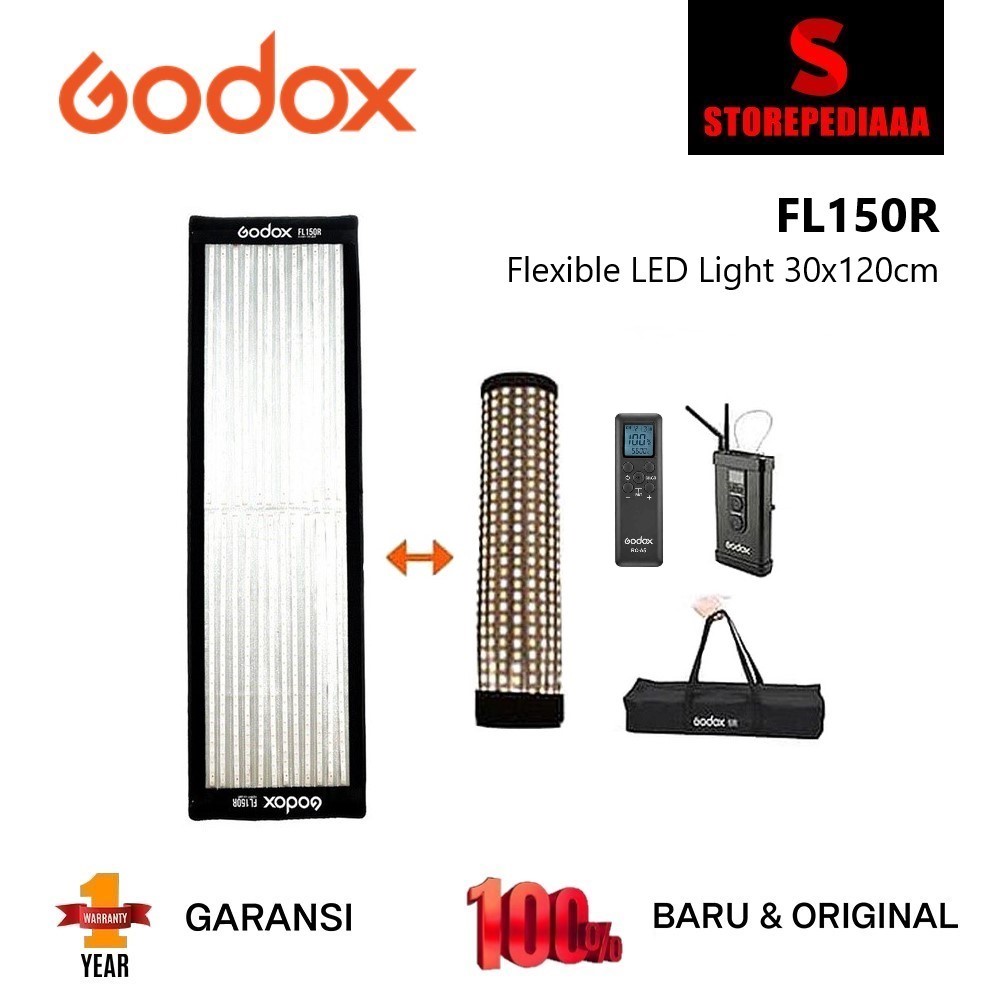 Jual Godox FL150R Flexible LED Light 30x120cm FL-150R | Shopee Indonesia