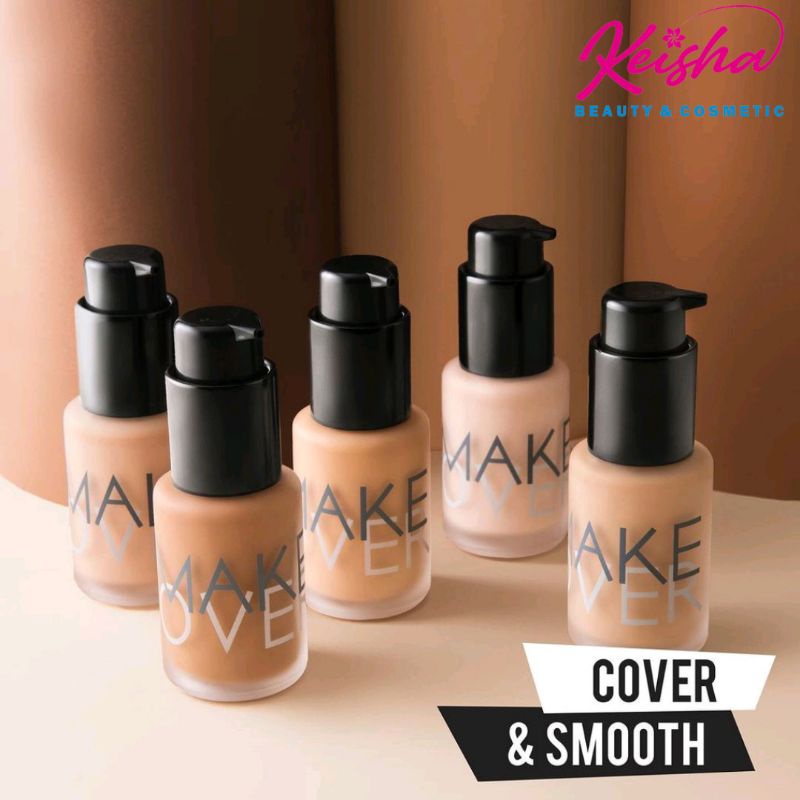 Jual MAKE OVER Ultra Cover Liquid Matt Foundation Series | Shopee Indonesia