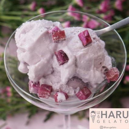 Jual Ice Cream Es Krim Haru Gelato Taro Flavour 200ml | Shopee Indonesia