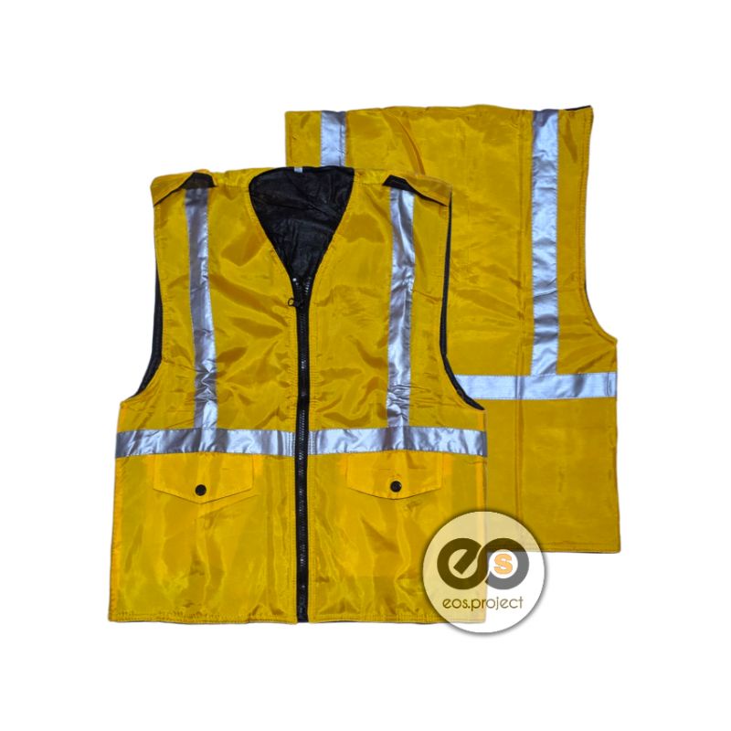 Jual ROMPI VEST SAFETY PROYEK LAPANGAN KUNING | Shopee Indonesia