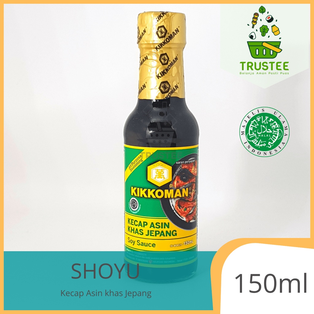Jual Kikkoman Kecap Asin Jepang HALAL Shoyu Soy Sauce All Purpose Halal ...