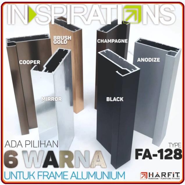 Jual Frame Aluminium 128 | PINTU KACA | PINTU KAYU | PINTU LEMARI ...