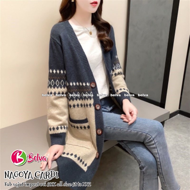 Jual Jaket rajut wanita jumbo korean style tebal import terbaru. Outer ...