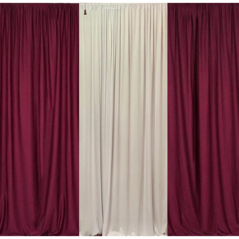 Jual KAIN BACKDROP BACKGROUND LAMARAN/TUNANGAN NIKAHAN KOMBINASI UKURAN ...