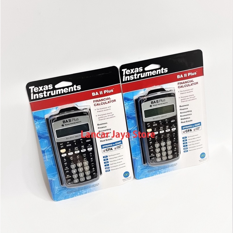 Jual Texas Instruments BA II Plus Kalkulator Financial Original ...