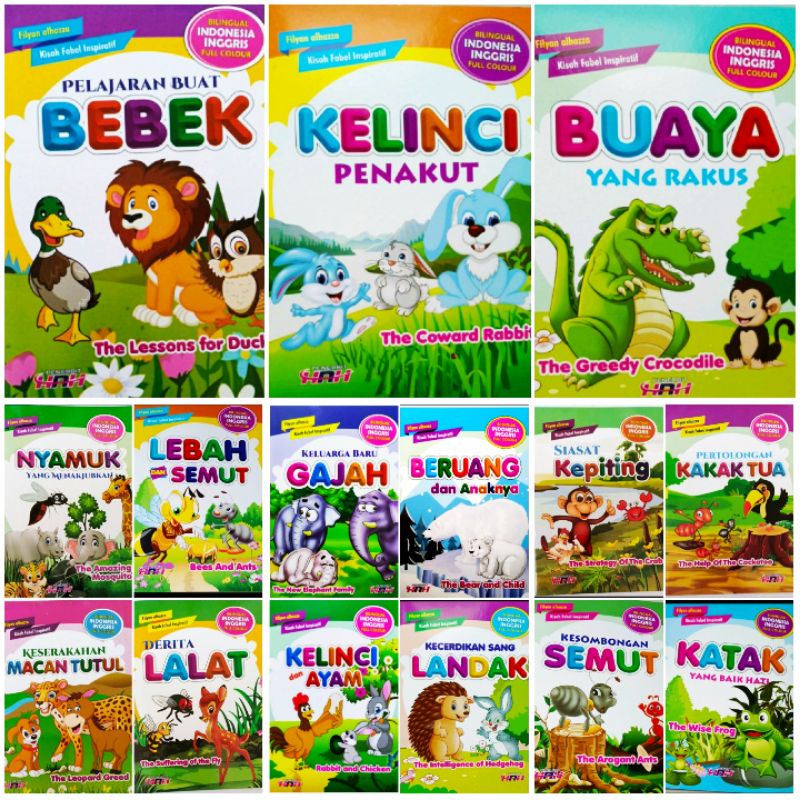 Jual Buku Bacaan Anak Cerita Dongeng Kisah Anak Bergambar Hewan ... Jual Buku Bacaan Anak Cerita Dongeng Kisah Anak Bergambar Hewan ...