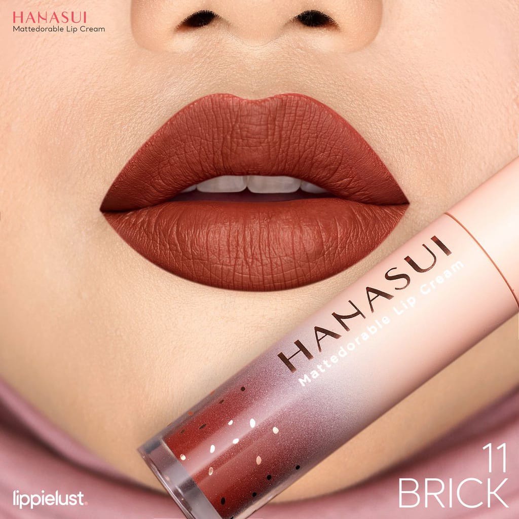 Jual Hanasui Mattedorable Lip Cream | Matte Dorable LipCream Lipstick ...