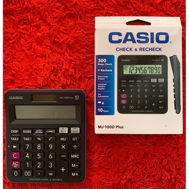 Jual KALKULATOR CALCULATOR CASIO MJ-100D PLUS | Shopee Indonesia