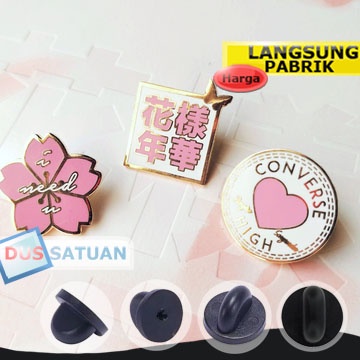 Jual Pin enamel custom desain sendiri di Bandung krum warna emas gold ...