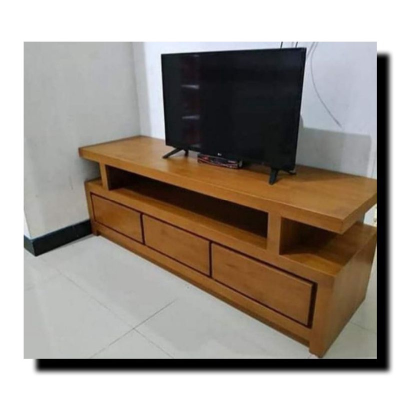 Jual BIFET TV BUFET RETRO BIFET MINIMALIS MODERN KAYU JATI | Shopee ...