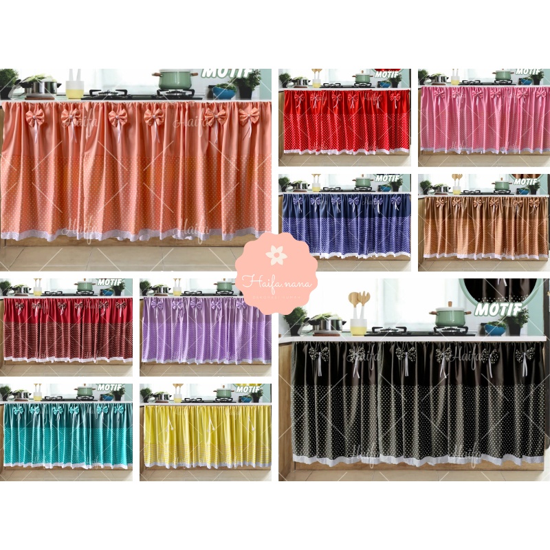 Jual GORDEN KOLONG DAPUR POLKADOT PITA 2 ATAS | Shopee Indonesia