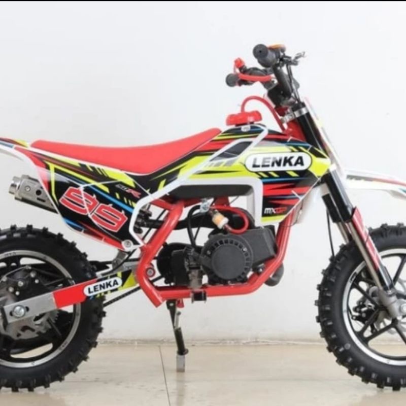 Jual Motor Trail mainan anak Lenka 99 LENKA 63(DOUBLE KNALPOT) 50 cc ...