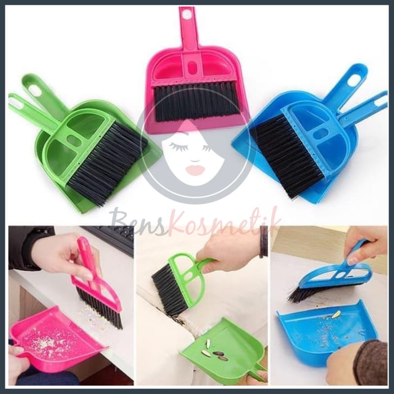 Jual SAPU MINI SET SEROK CIKRAK KECIL / SAPU MOBIL / MINI DUSTPAN SET ...