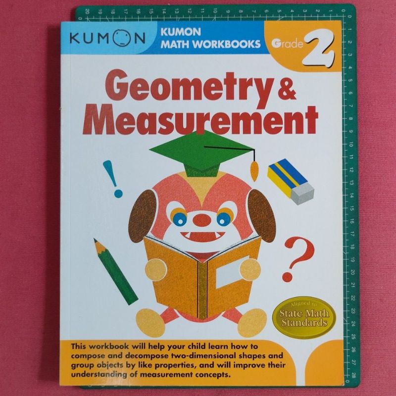 Jual kumon math workbooks. geometry and measurement. grade 2 | Shopee ...