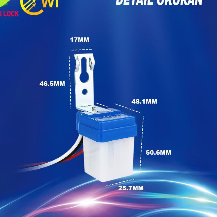 Jual Stok Banyak FVKWN Photocell 10A Sensor Cahaya Otomatis AC 220V ...
